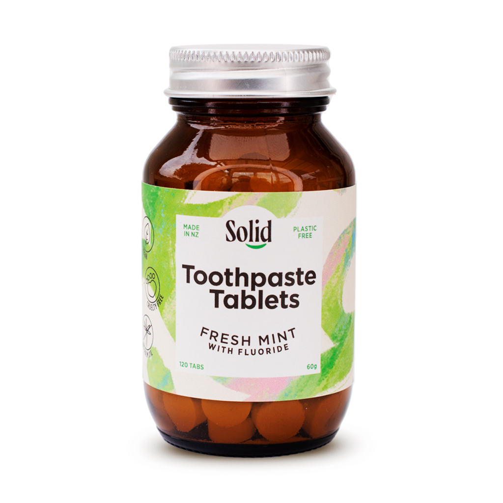 Solid - Fluoride Toothpaste Tablets (2 flavours) - Go For Zero